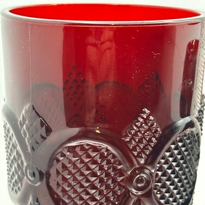 Avon Cape Cod 1876 Collection Vintage Dinnerware Ruby Red Glassware ...