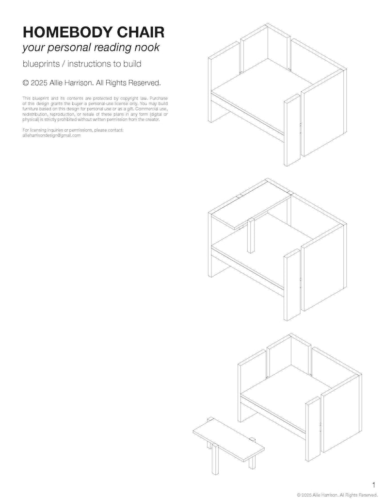 The Homebody Chair: Instructions for Building Your Own Personal Reading ...