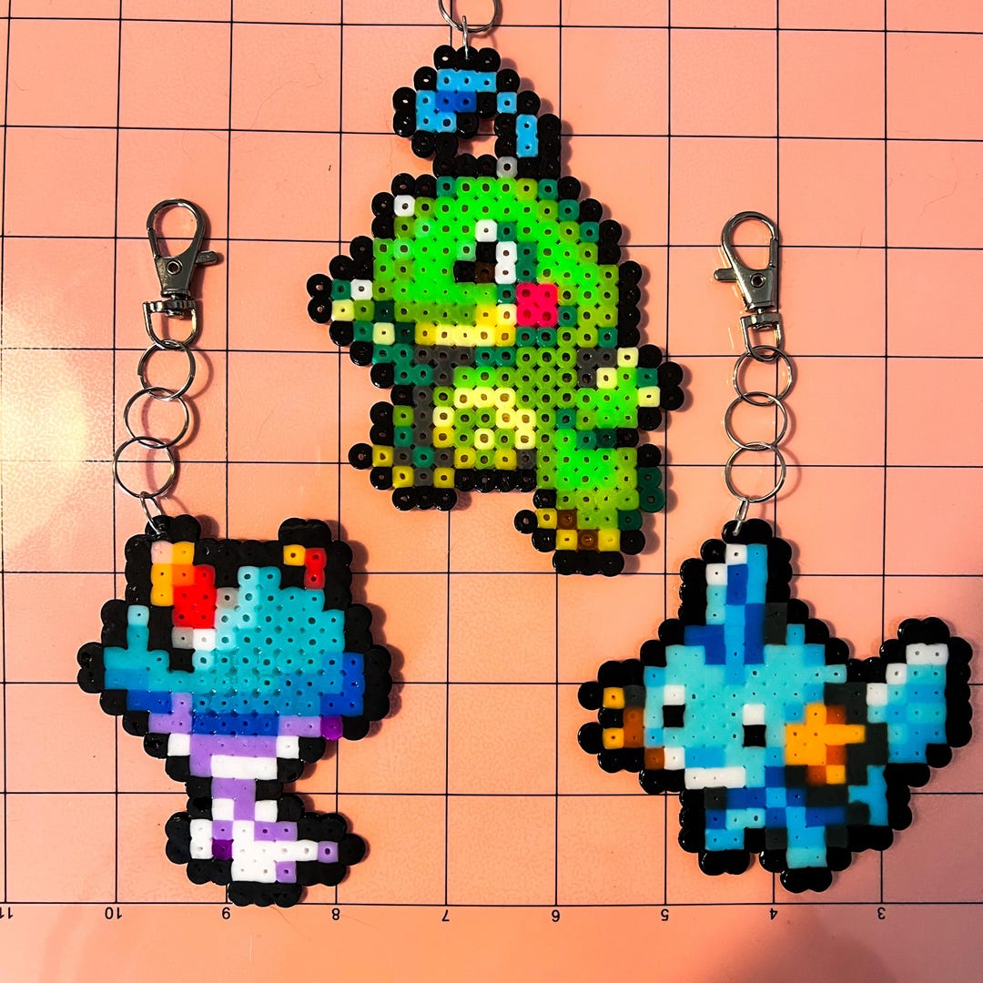 Custom Pokemon Perler Bead Sprites - Etsy