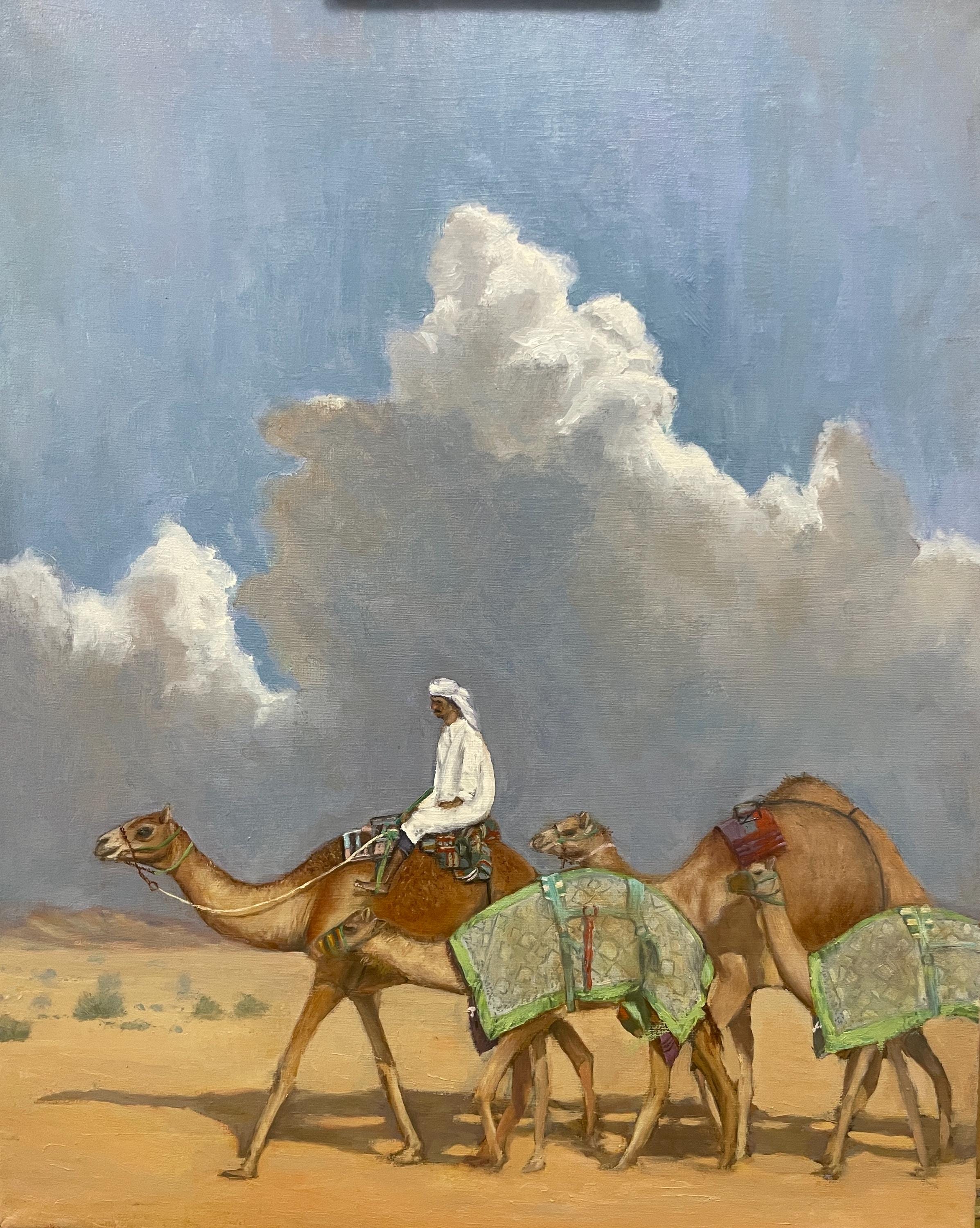 Journey Through the Sands. Camel Caravan in the Desert - Etsy