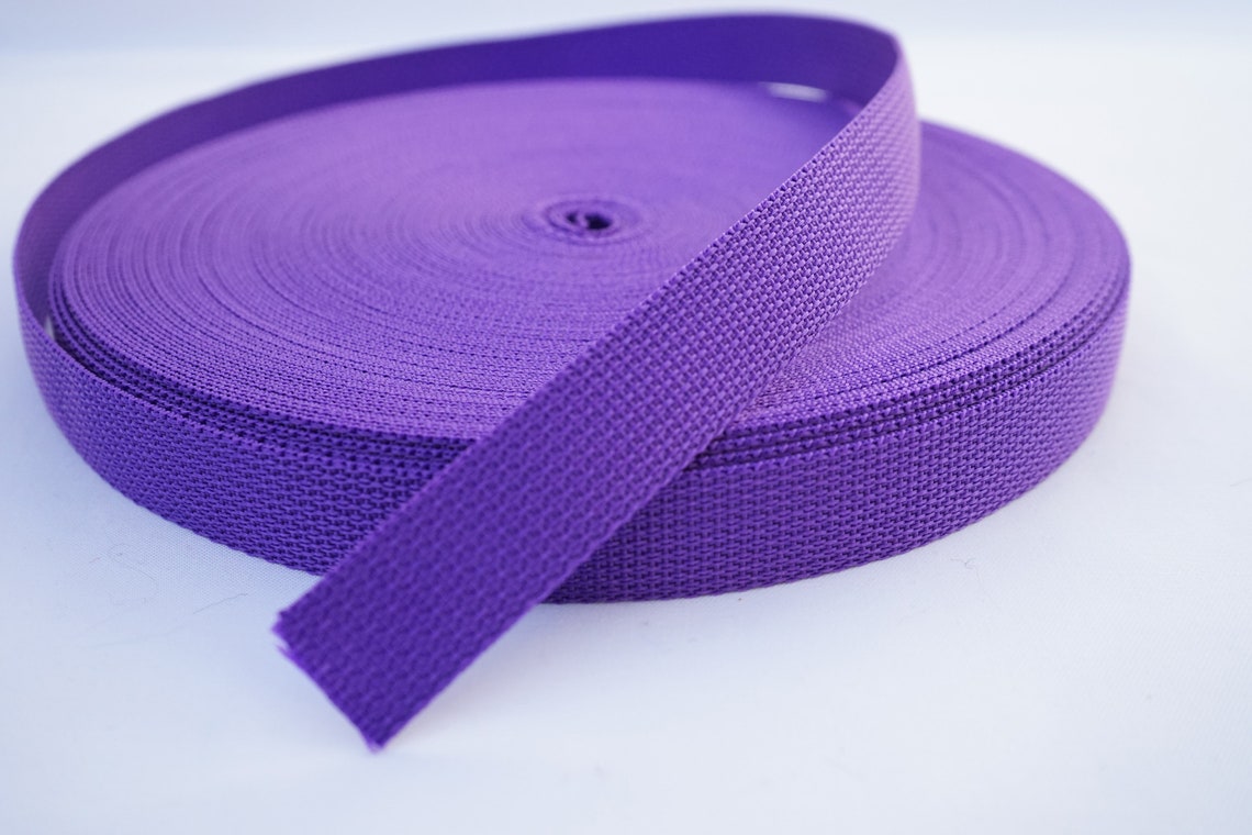 Purple Polypropylene Webbing 1 Inch Polypro Webbing Purple - Etsy Canada