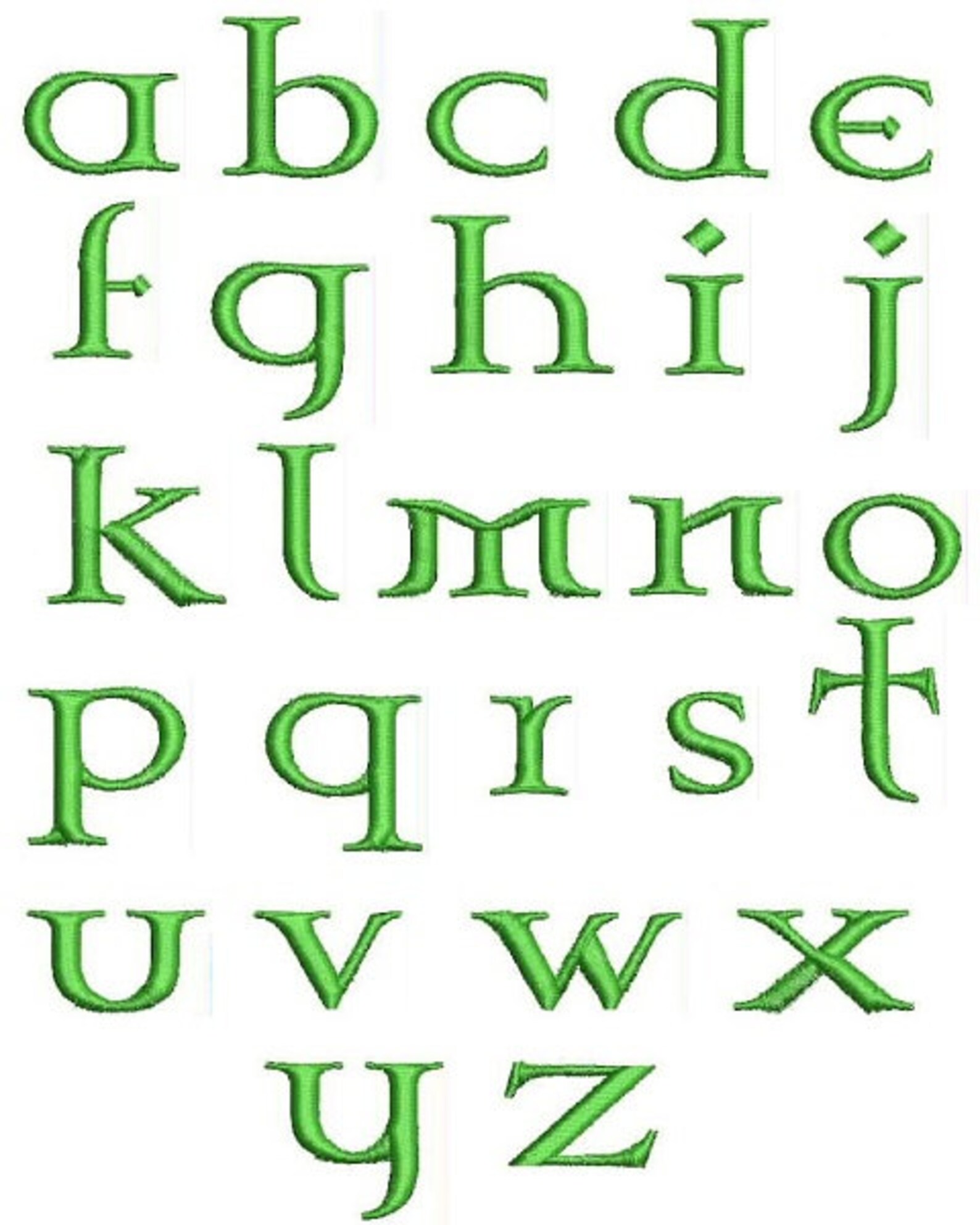 Celtic Font Embroidery Designs Machine Embroidery Full Set of - Etsy