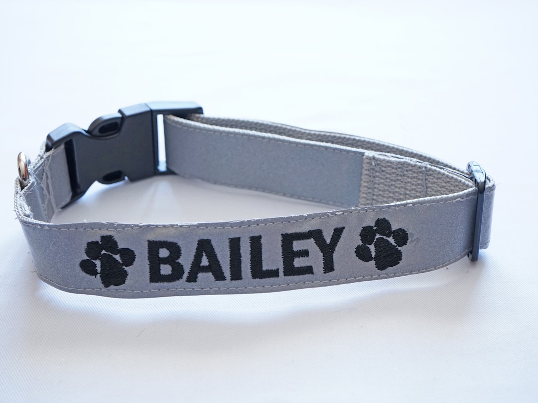 Reflective Personalized Reflective Dog Collar, Dog Collar With ...