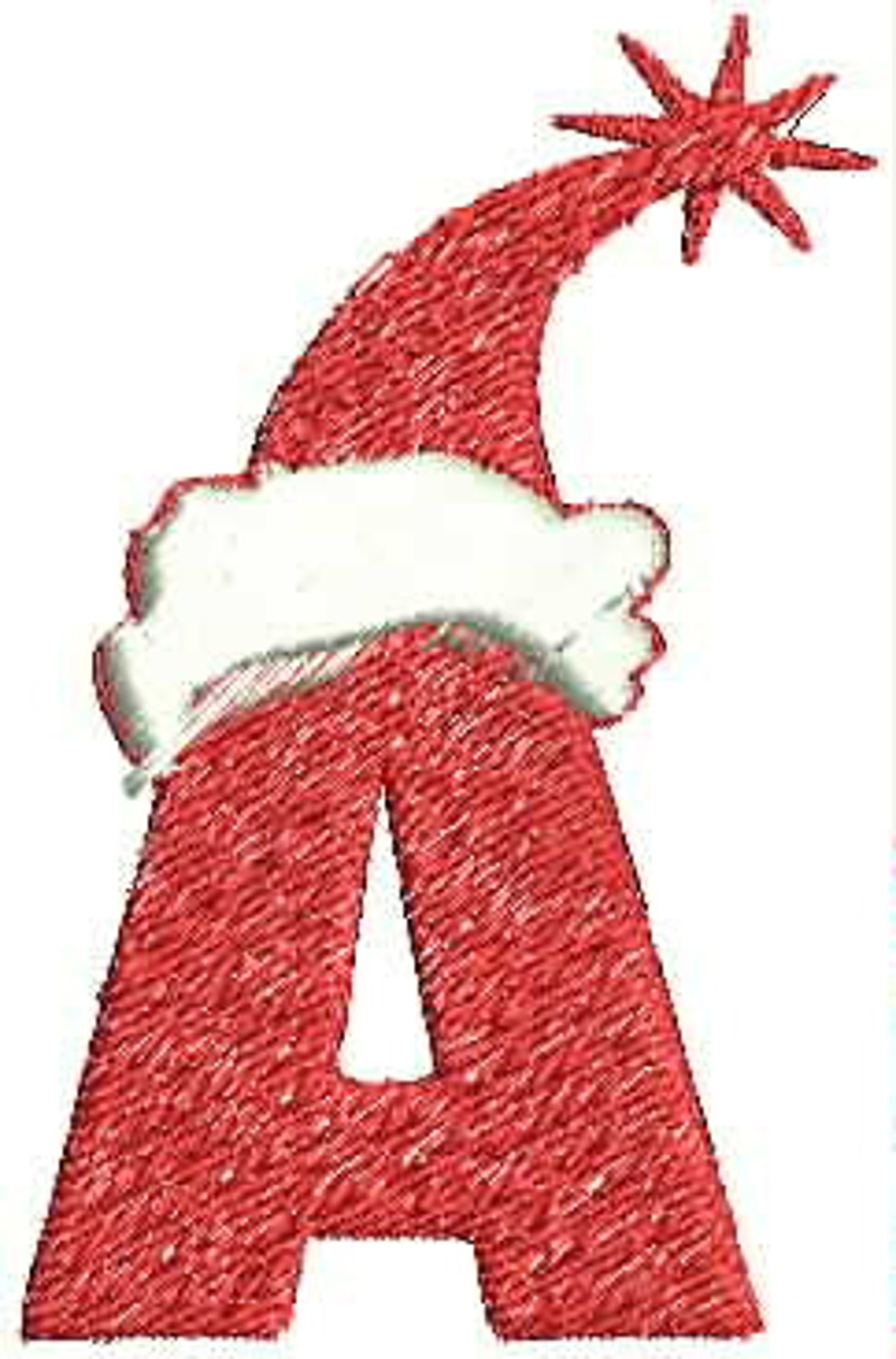 Christmas Hat Font Embroidery Designs Machine Embroidery - Etsy