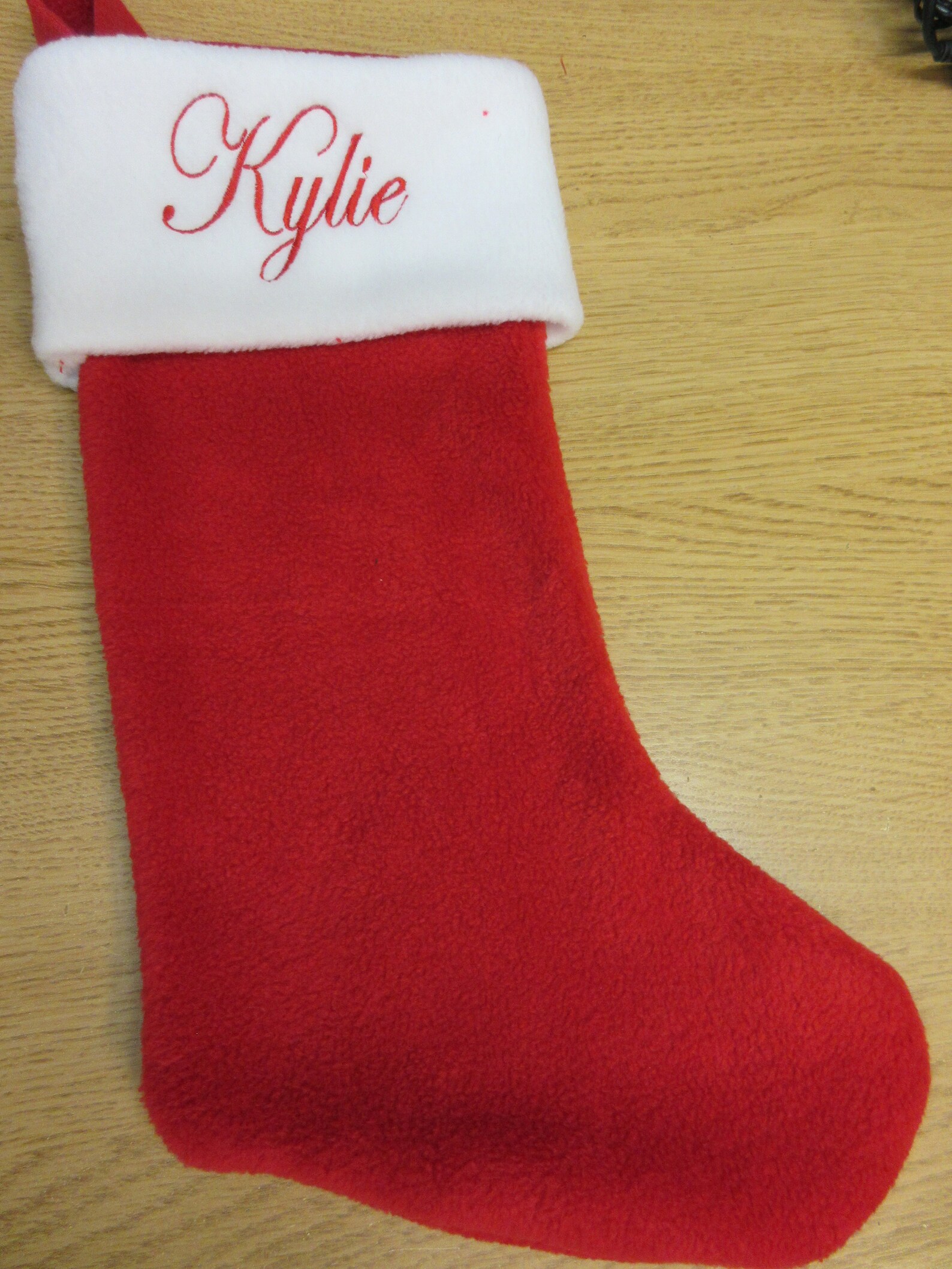 Personalized Christmas Stocking Red Stocking With Name - Etsy