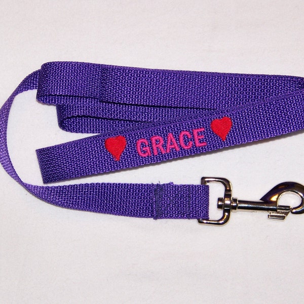 Custom Dog Leash - Etsy