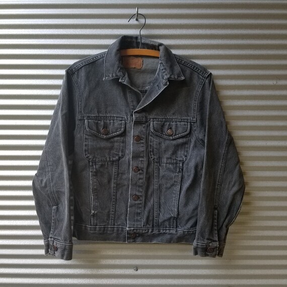 80s Gap Pioneer Gray Denim Jacket - Gem