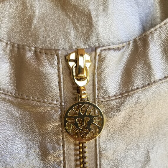 Y2K Gold Metallic Jacket - Gem