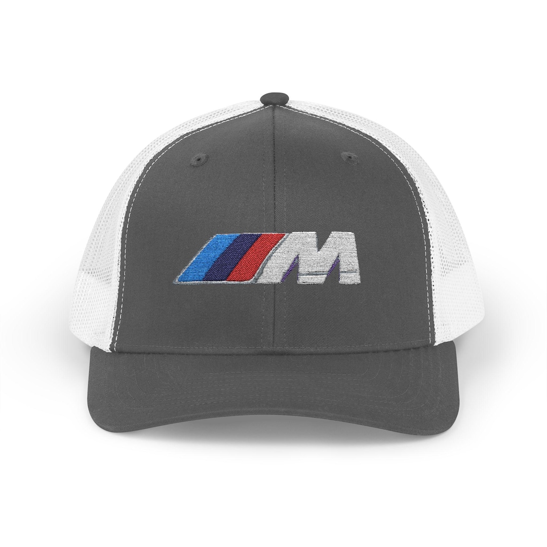 BMW M Power Trucker Embroidered Hat for Sports Enthusiasts, Adjustable ...
