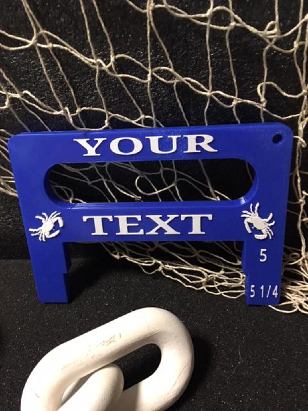 Blue Crab Measurer Ruler Culler 5" to 51/4" - Etsy