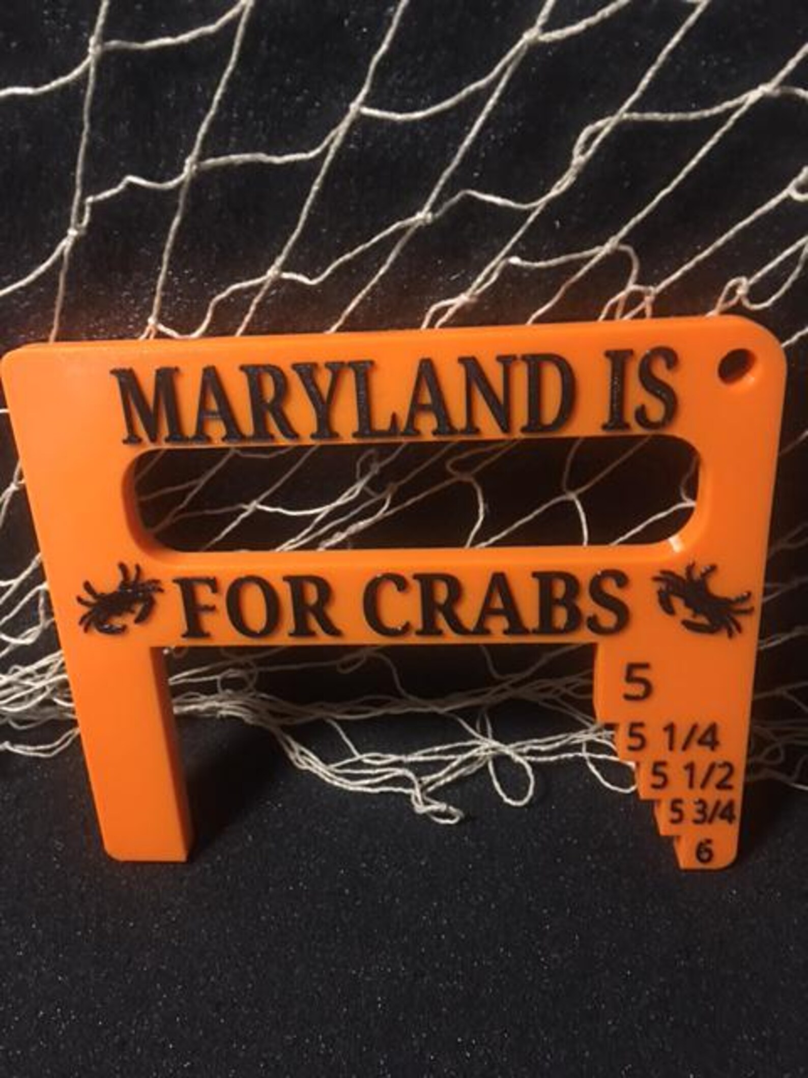 Blue Crab Measurer Ruler Culler Gauge 5" to 6" MD is for Crabs - Etsy