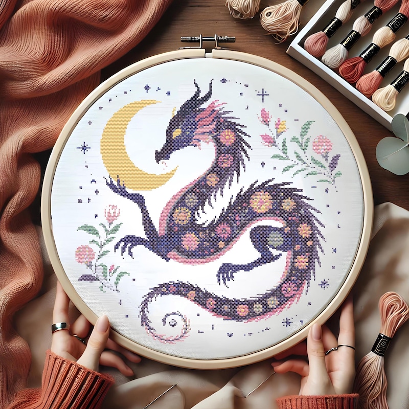 Dragon Cross Stitch Patterns - Etsy