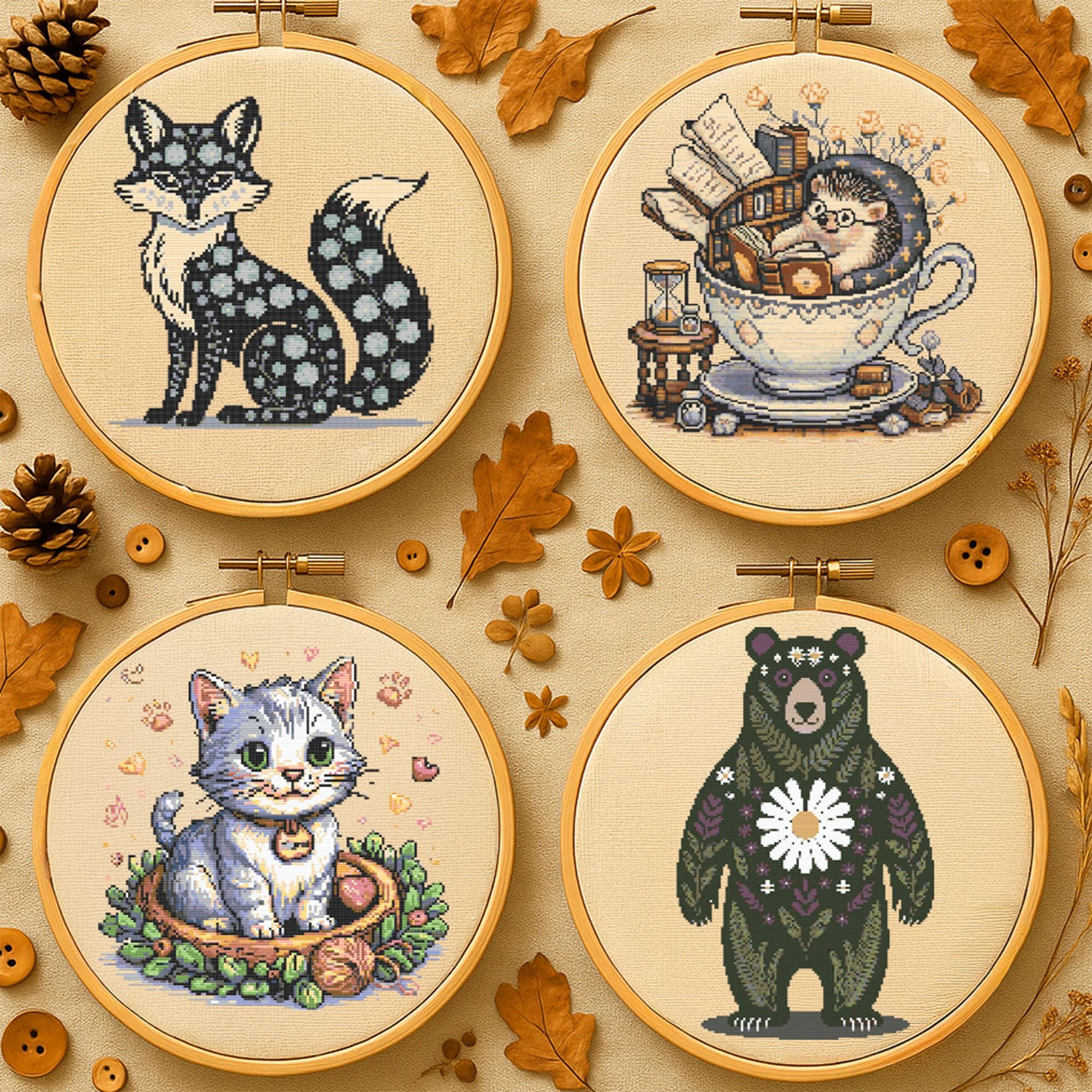 Animal Mega Bundle 100+ Ultimate Cross Stitch Patterns Access Lifetime ...