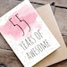 PRINTABLE 55th Birthday Card, Birthday Card Printable, Instant Download ...