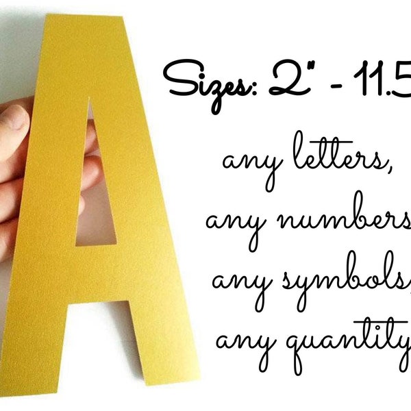 Giant Letters - Etsy