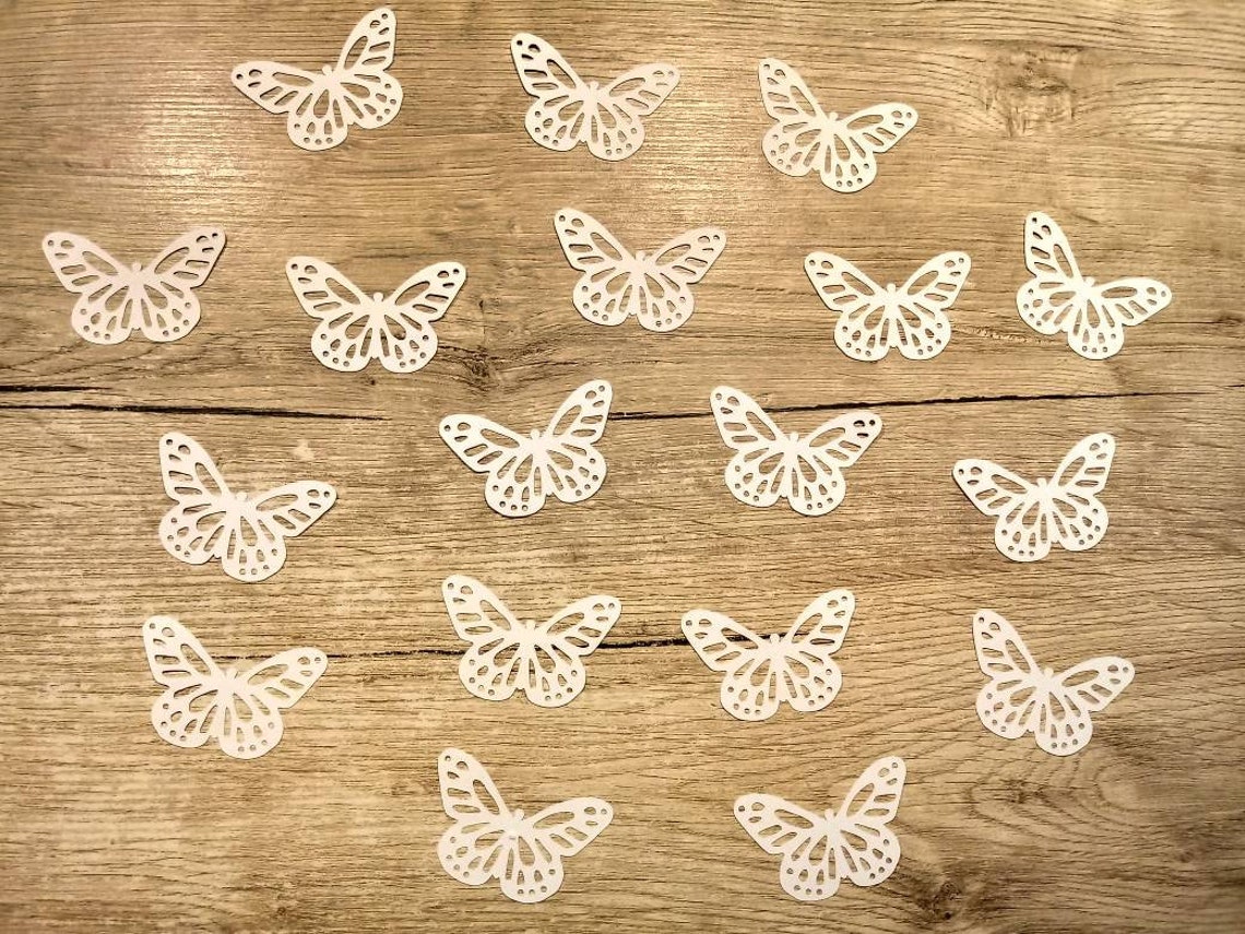 Paper Butterflies 50 Die Cut Butterflies Die Cuts Wedding - Etsy