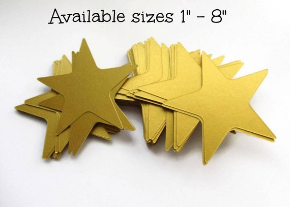 Gold Stars Large Gold Paper Stars Wedding Decorations - Etsy UK