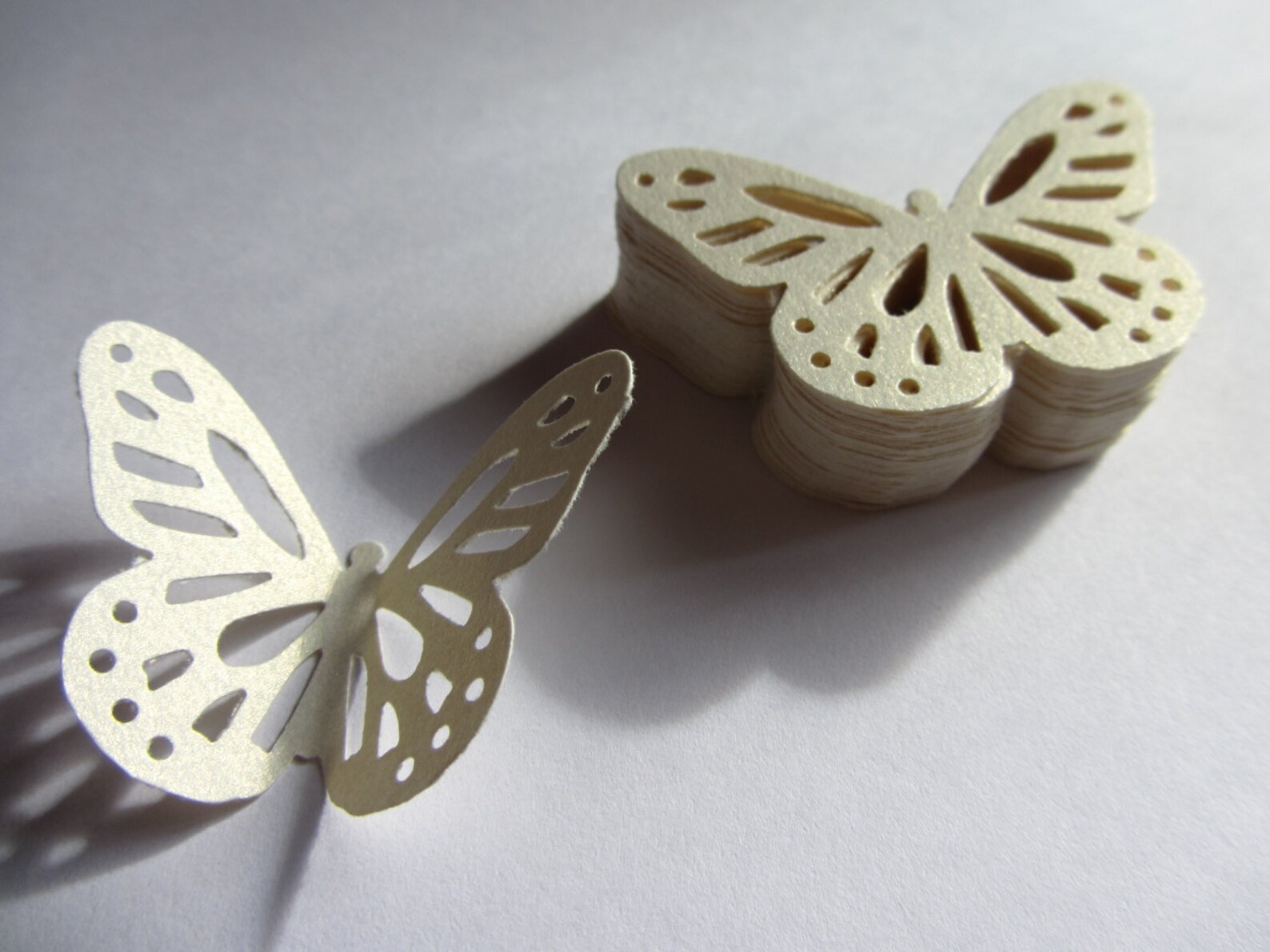 Paper butterflies 50 die cut butterflies die cuts wedding | Etsy