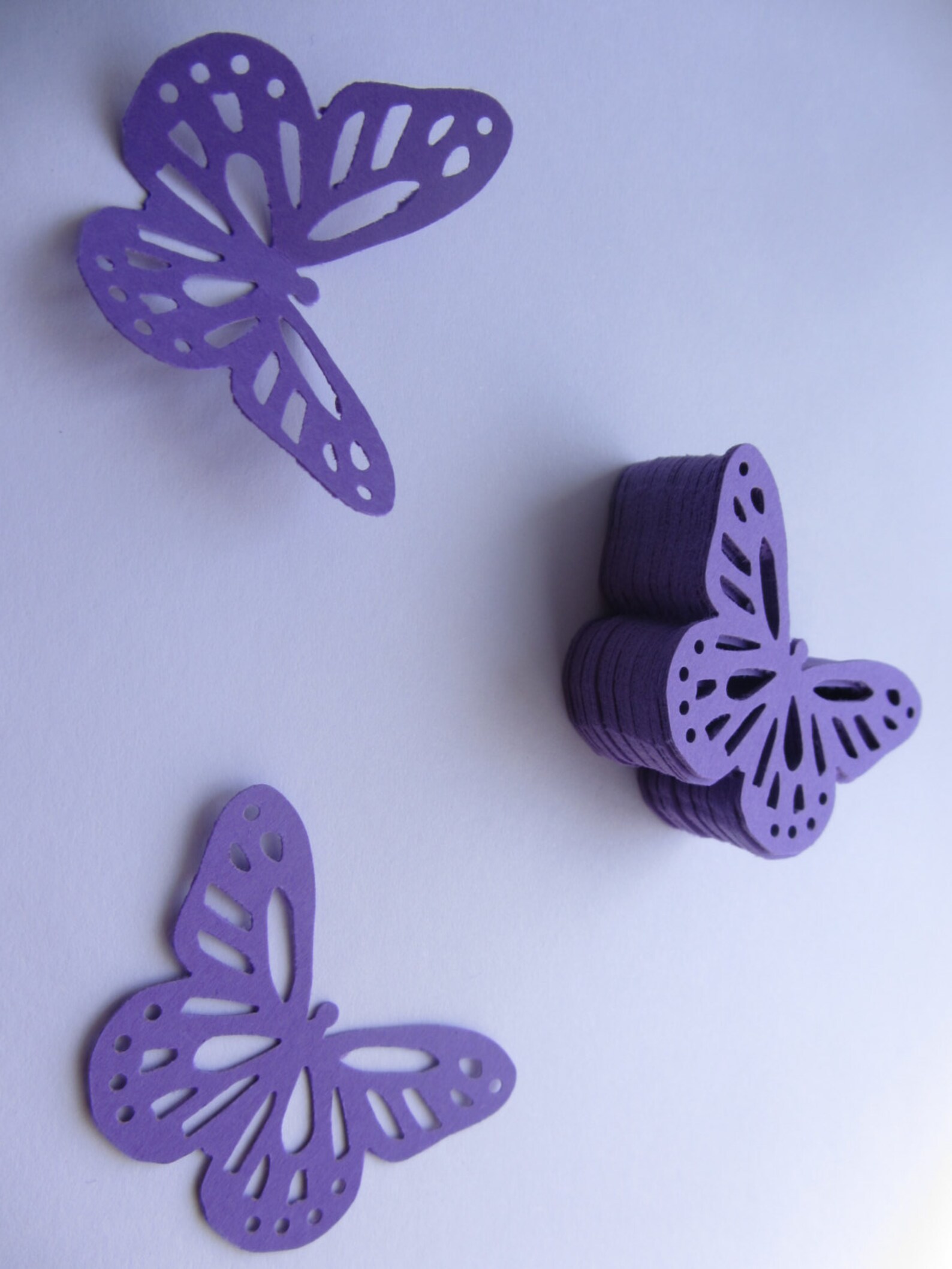 Paper butterflies 50 die cut butterflies die cuts wedding | Etsy