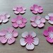 Paper Flowers Paper Pink Flowers Paper Supplies Paper Decorations Pink ...
