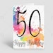 PRINTABLE 50th Birthday Card Birthday Card Printable Instant Download ...