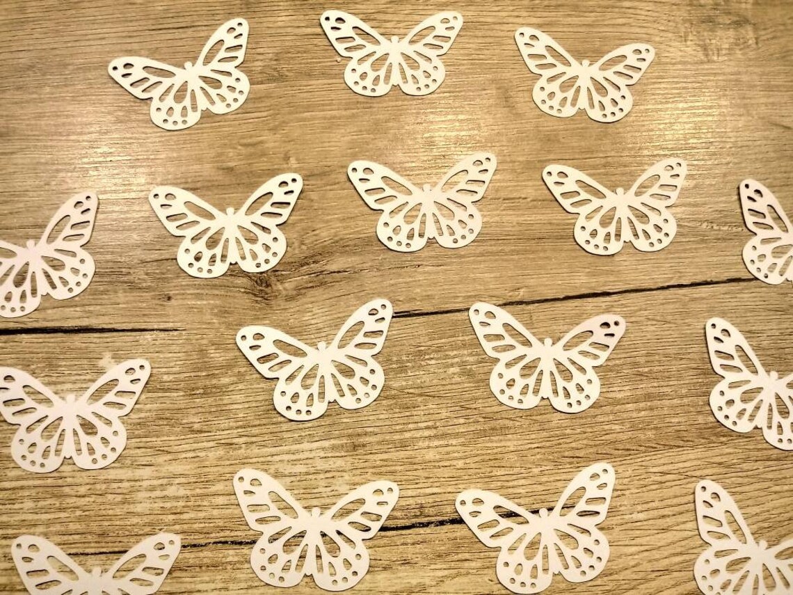 Paper Butterflies 50 Die Cut Butterflies Die Cuts Wedding - Etsy