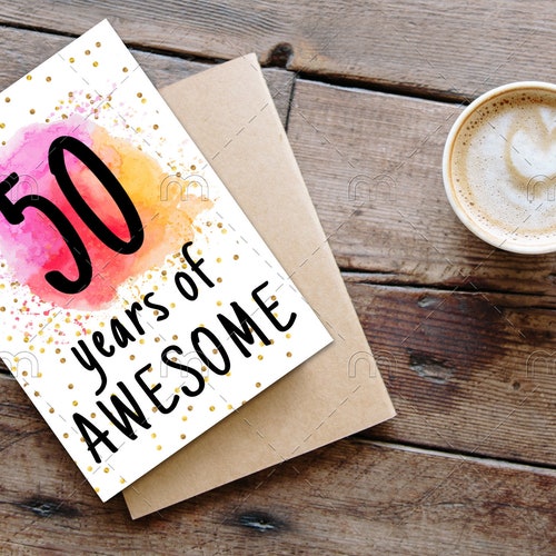 Printable Birthday Card Printable Card Digital Download - Etsy