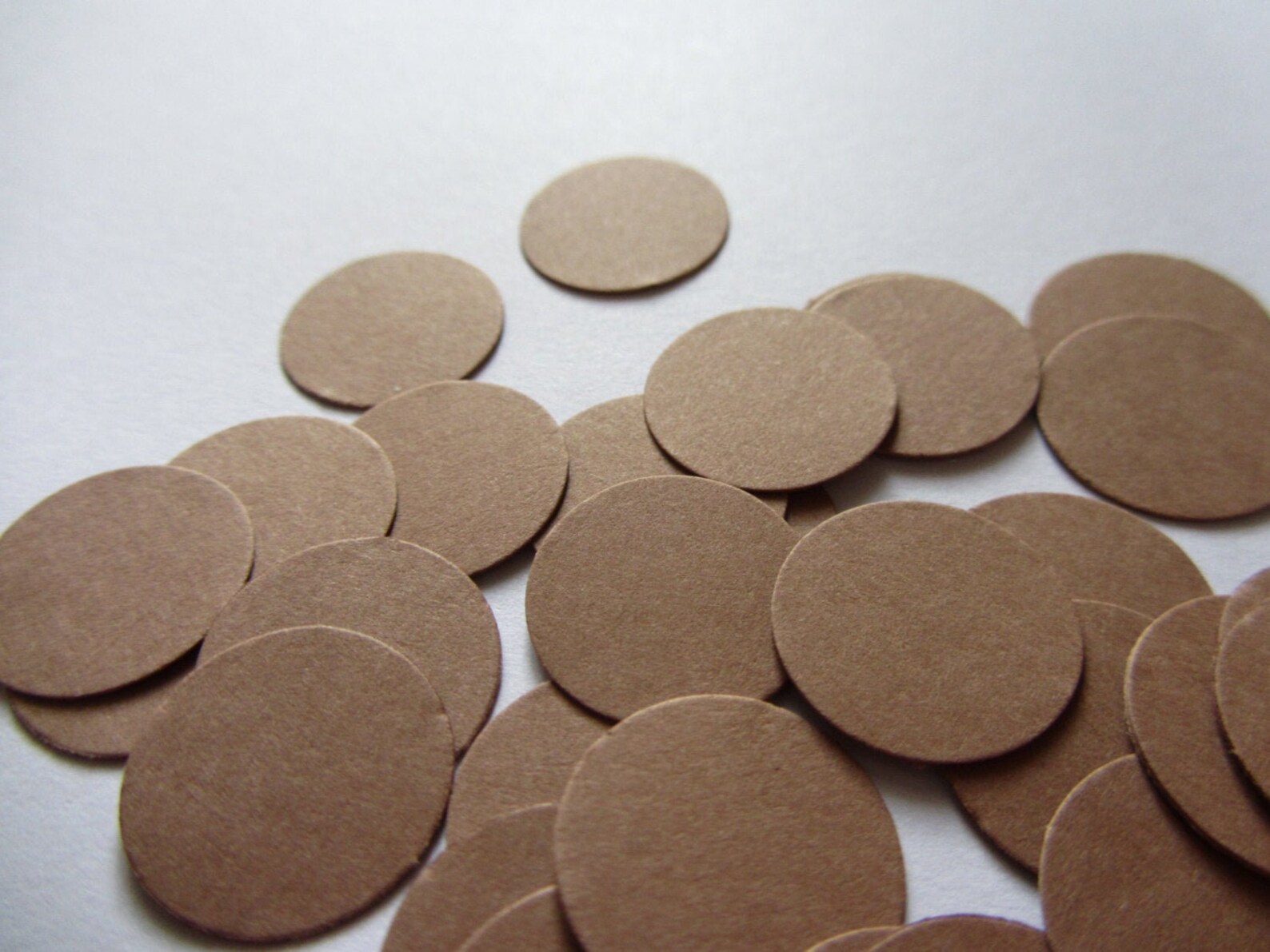 Kraft Confetti Brown Wedding Confetti Paper Circles Wedding - Etsy