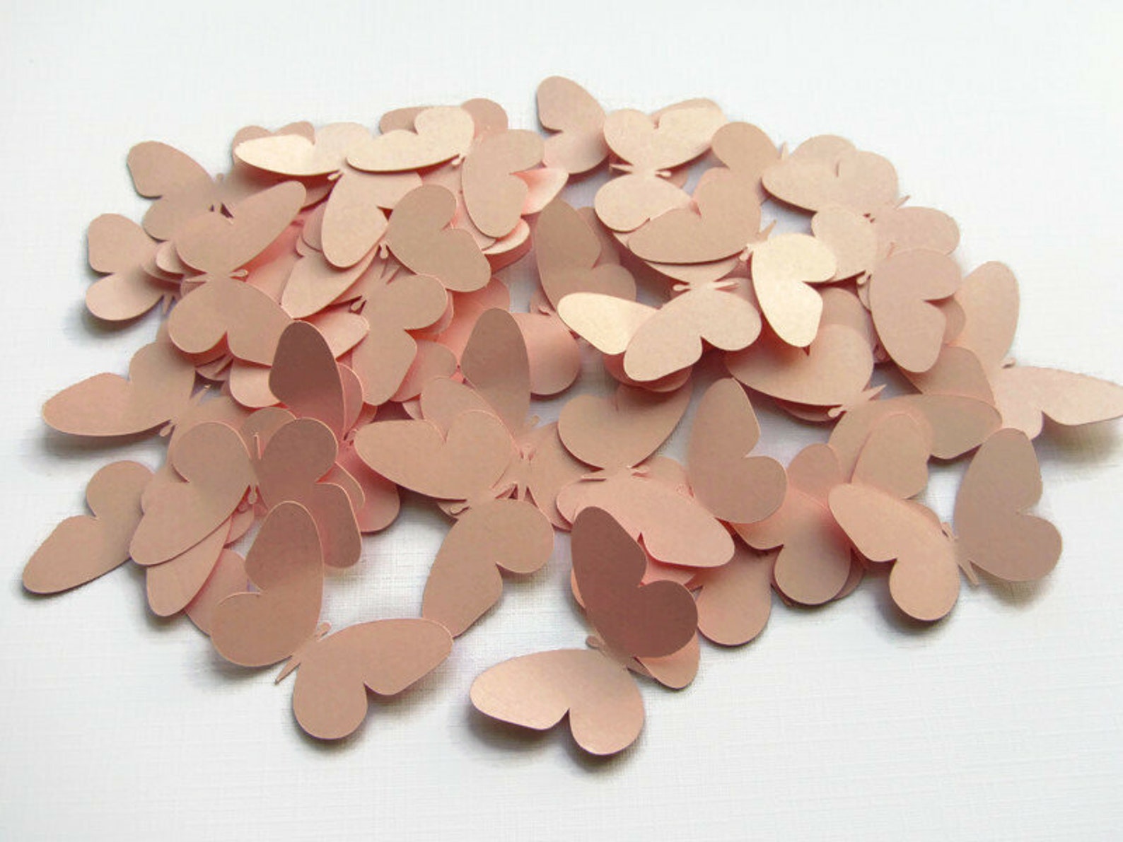 Pink Paper Butterflies Die Cut Butterflies Pink Wedding - Etsy