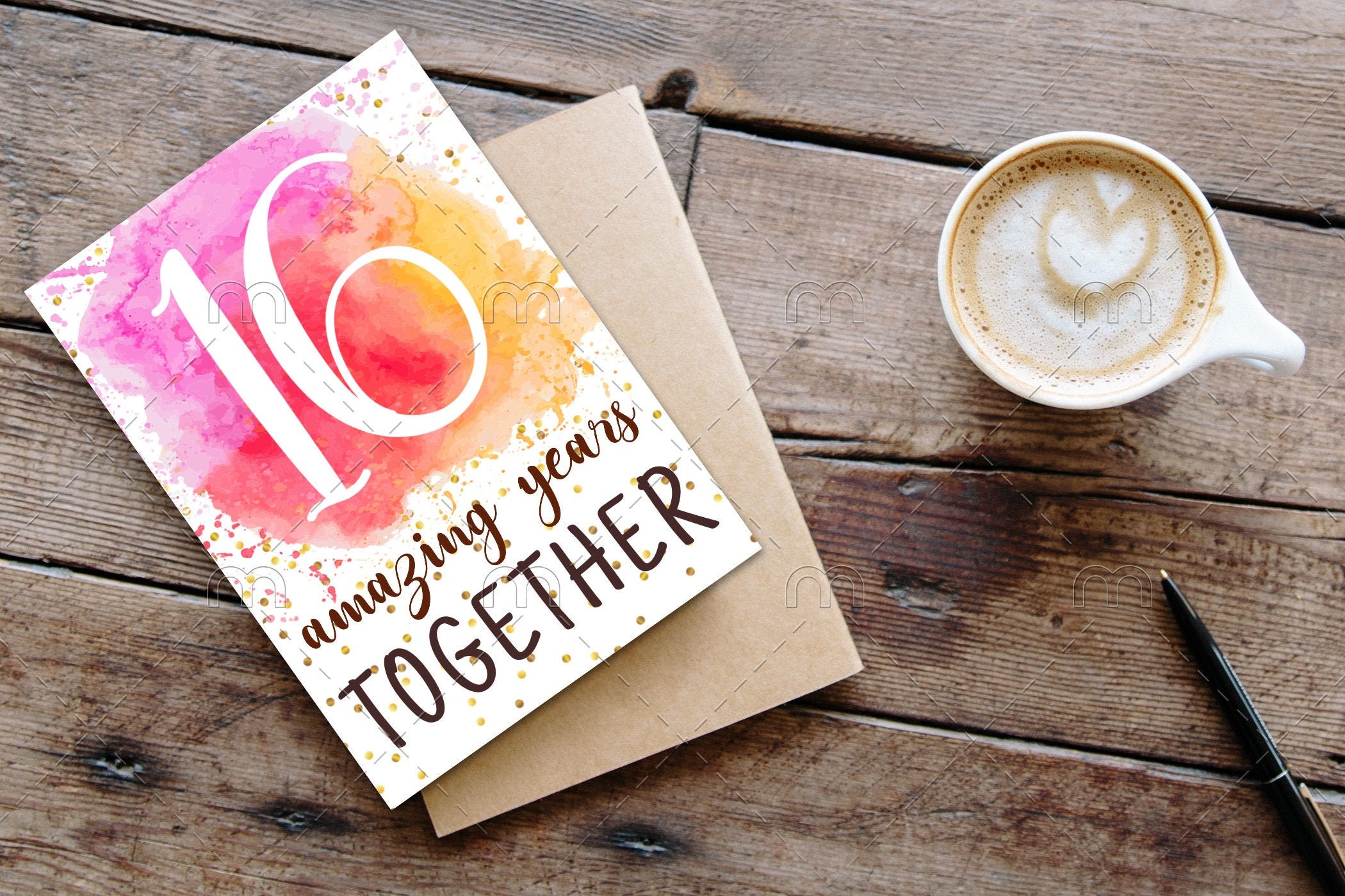 Printable 16th Anniversary Card 16 amazing years together | Etsy