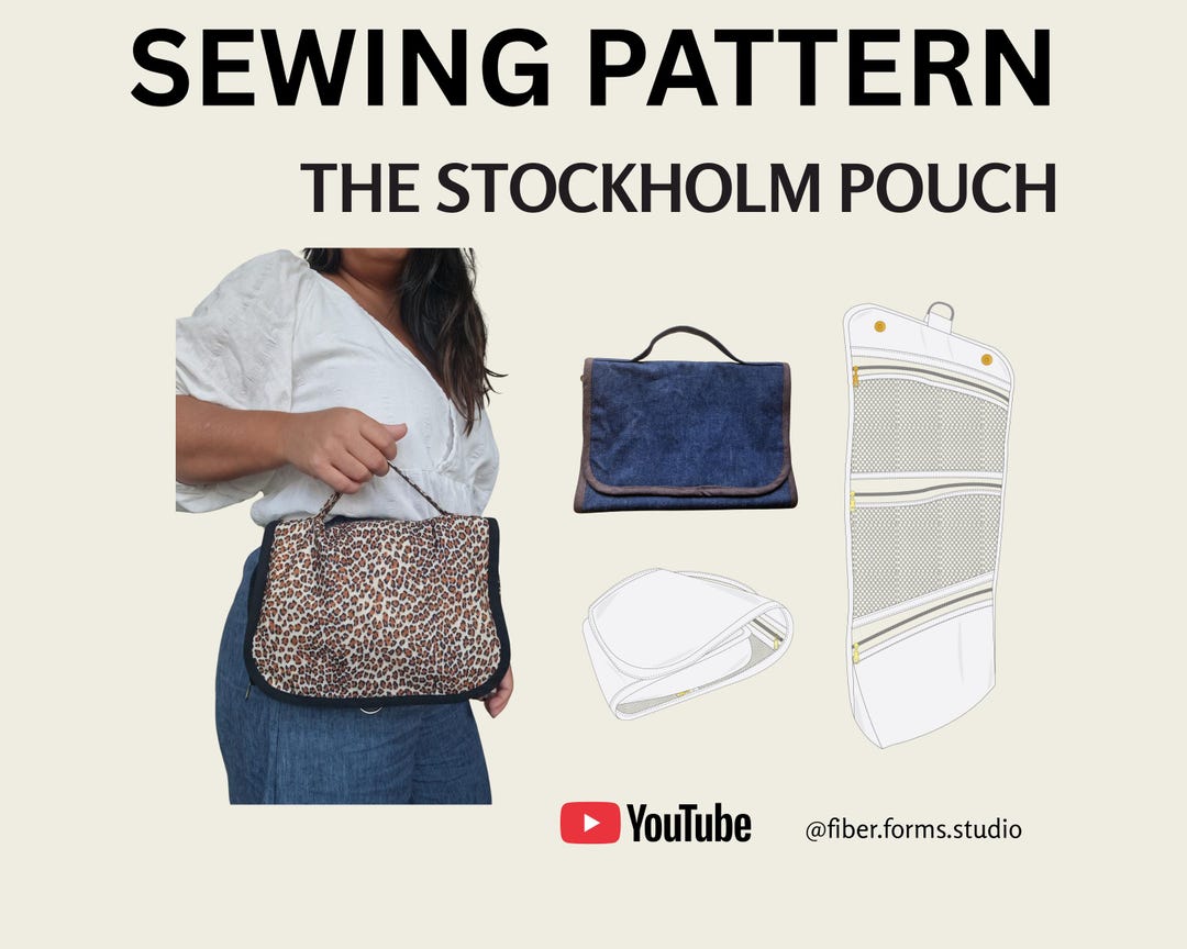The Stockholm Pouch | PDF Sewing Pattern | Beginner Friendly | Sew ...