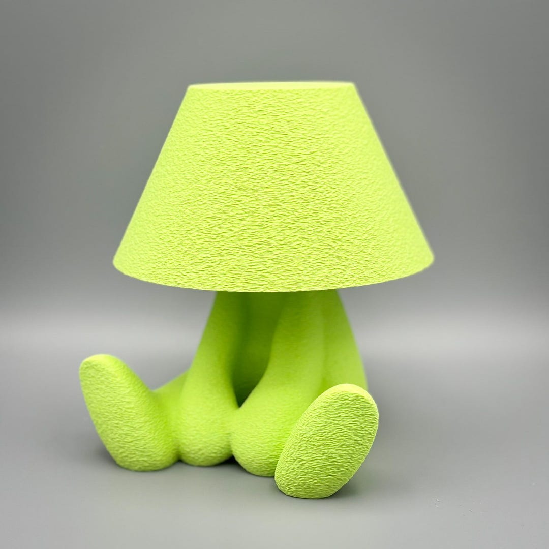 3D Printed Loopy Shy Lamp: USB LED Night Light, Kids Room Decor - Etsy