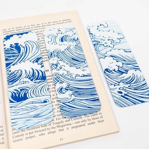Hokusai-inspired Bookmark Set – 3D Printed Japanese Art Bookmarks (set ...