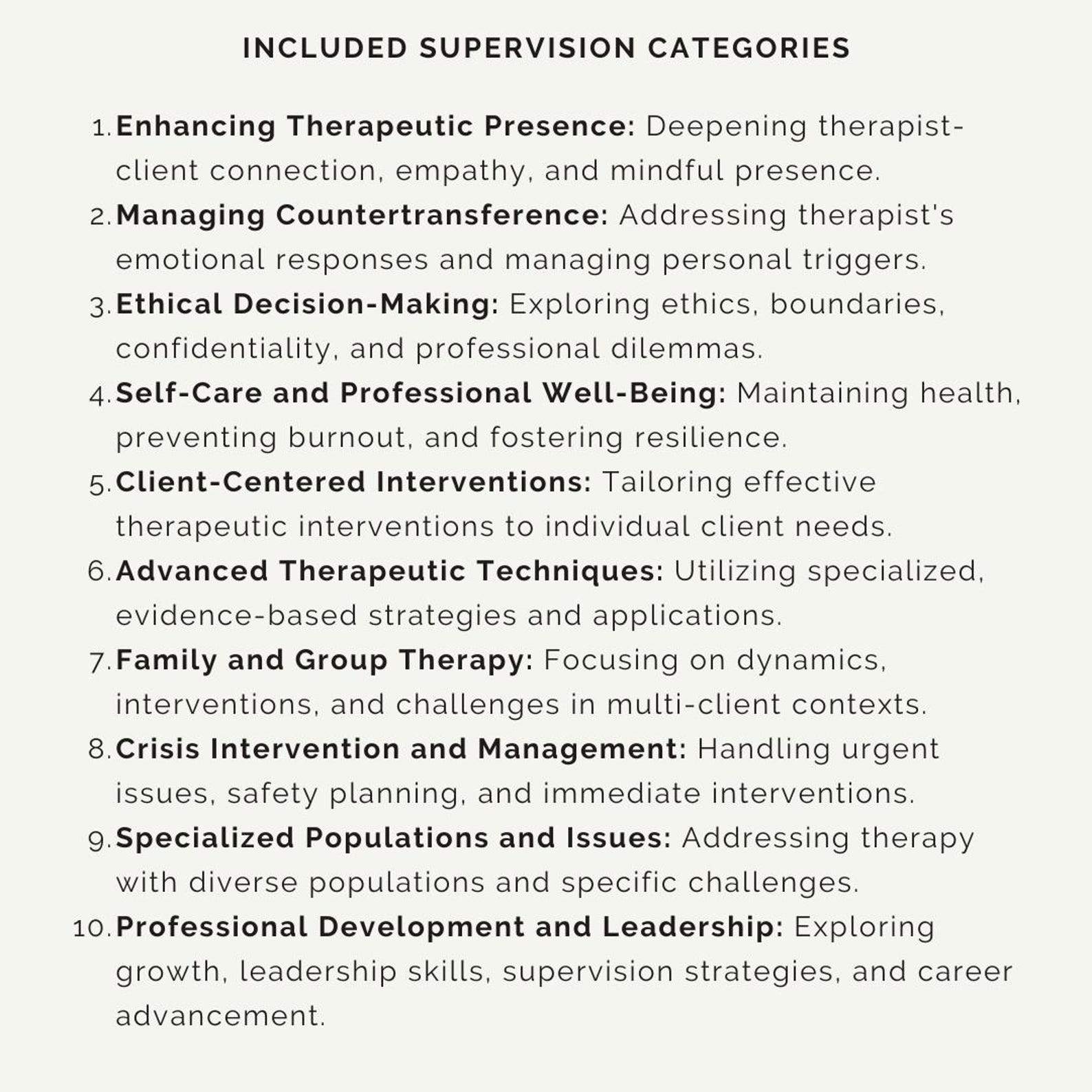 365 Clinical Supervision Questions PDF | Fillable Therapist Resource ...