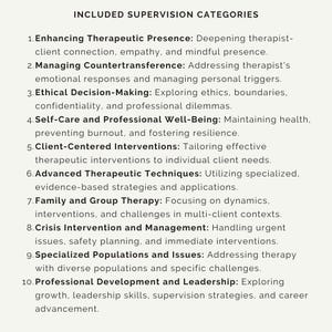365 Clinical Supervision Questions PDF | Fillable Therapist Resource ...