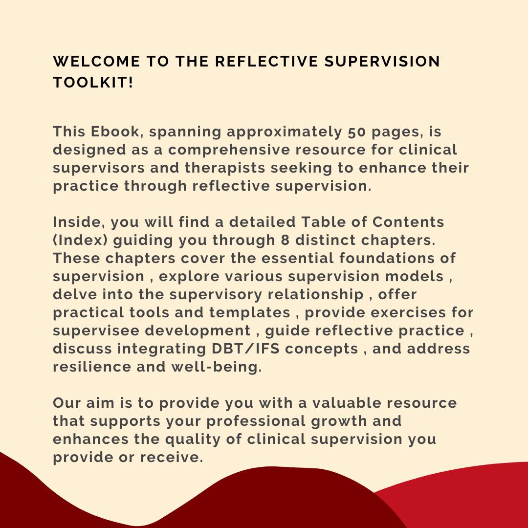 The Reflective Supervision Toolkit: Practical Exercises & Templates for ...