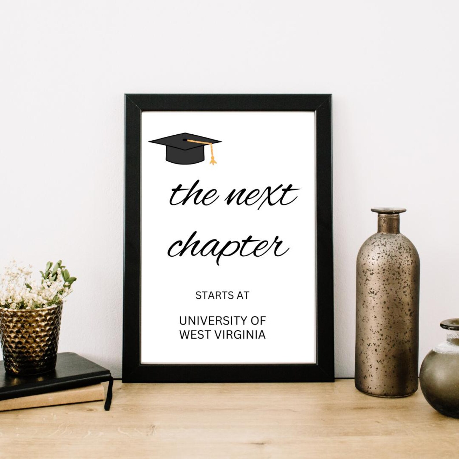The Next Chapter Starts at Sign Template, Editable Graduation Table ...