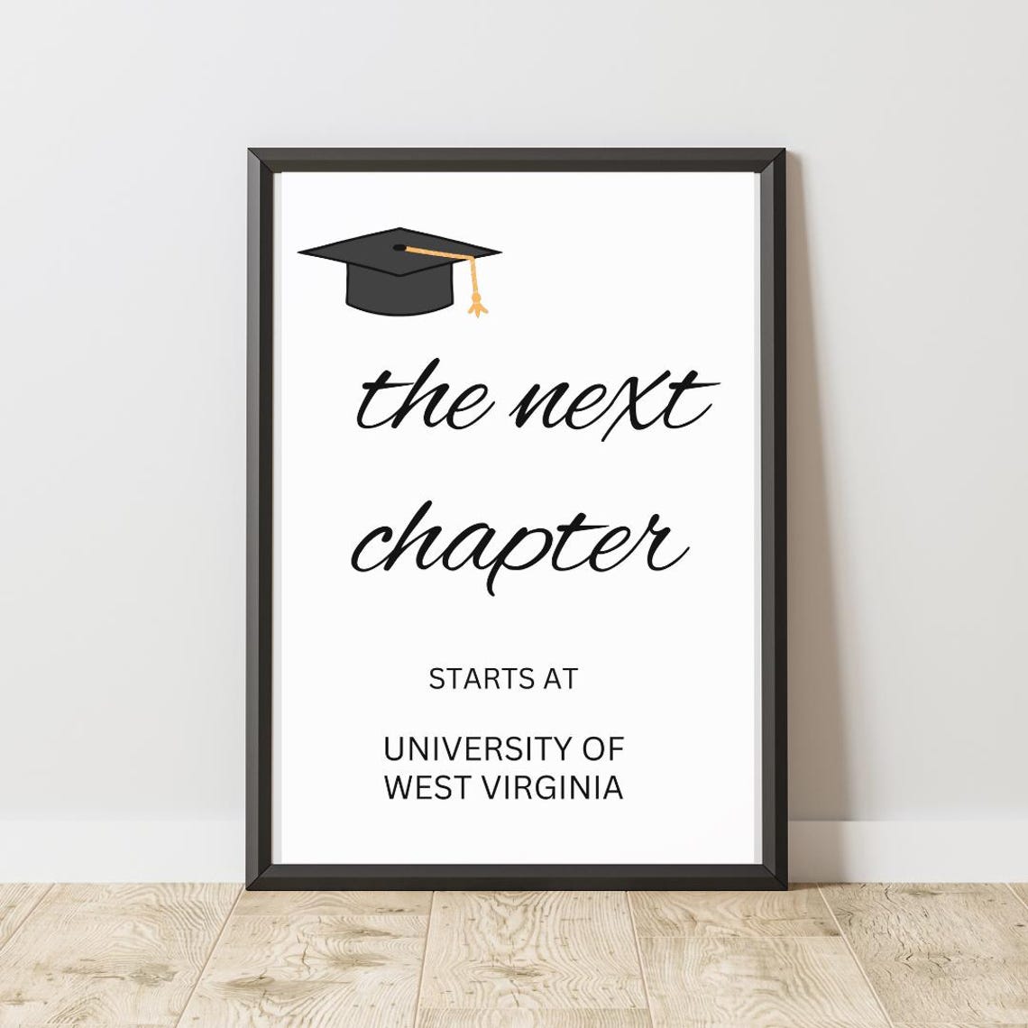 The Next Chapter Starts at Sign Template, Editable Graduation Table ...