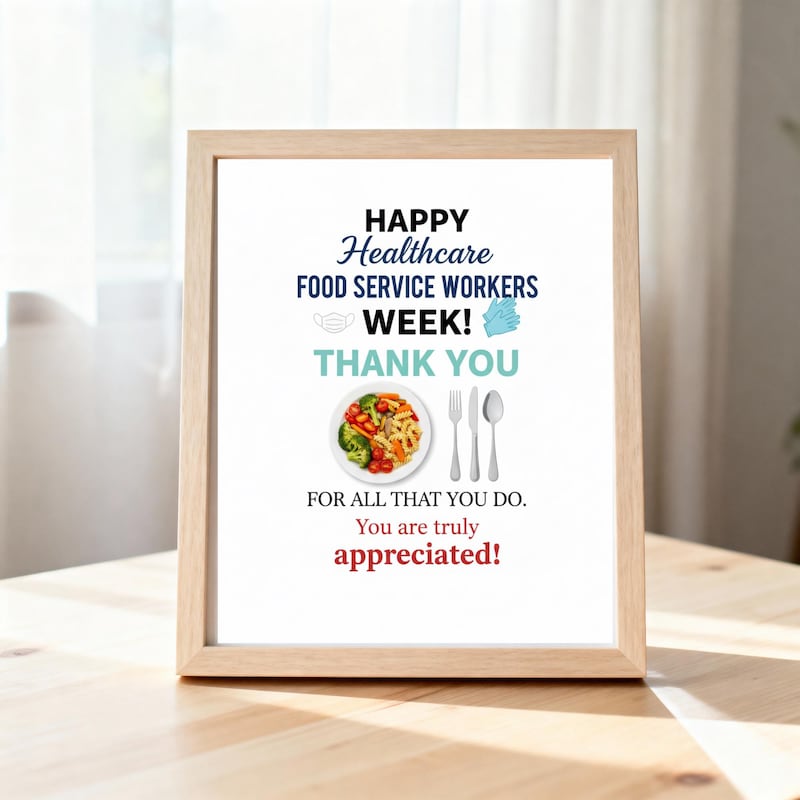 Food Service Worker Week Banner - Etsy