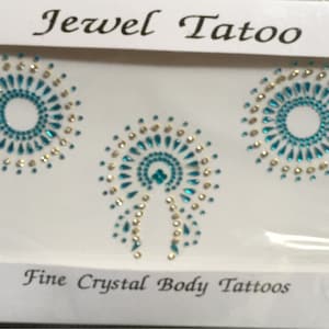 Gold Silver Metals Shine in This 3 Piece Set Vajazzle or Belly Piece ...