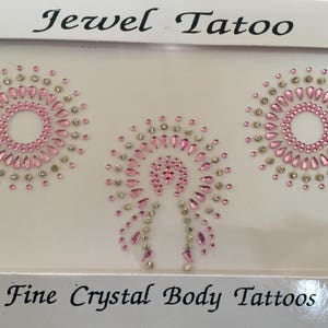 Gold Silver Metals Shine in This 3 Piece Set Vajazzle or Belly Piece ...