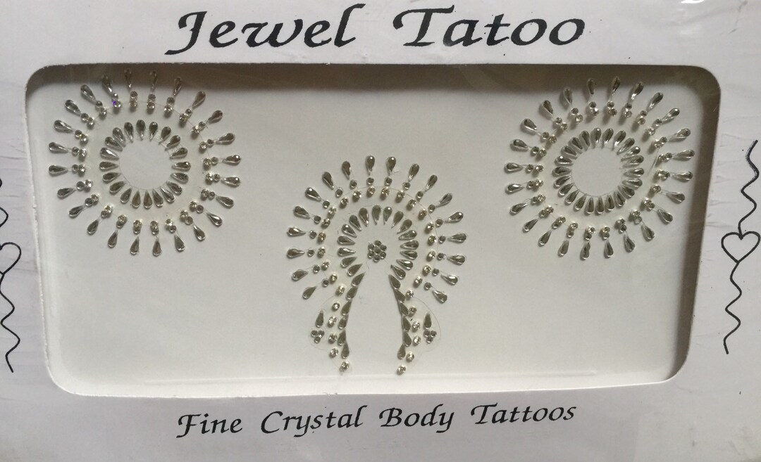 Gold Silver Metals Shine in This 3 Piece Set Vajazzle or Belly Piece ...