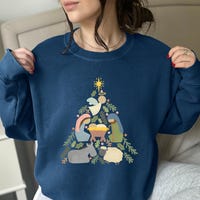Nativity Sweatshirt, Nativity Scene, Christmas Jumper, Christmas ...