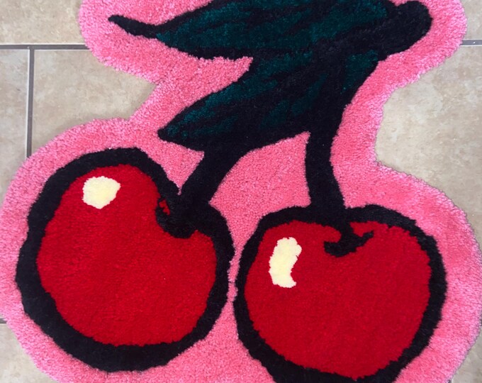 Handcrafted Blue Bath Mat 50x80cm, Tufted Plush Bath Rugs, Washable ...