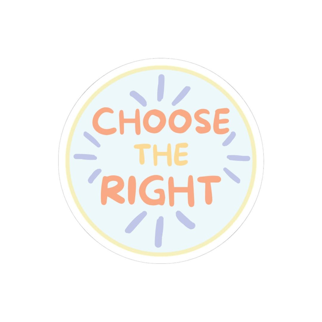 LDS CTR Sticker Church of Jesus Christ of Latter-day Saints Righteous ...