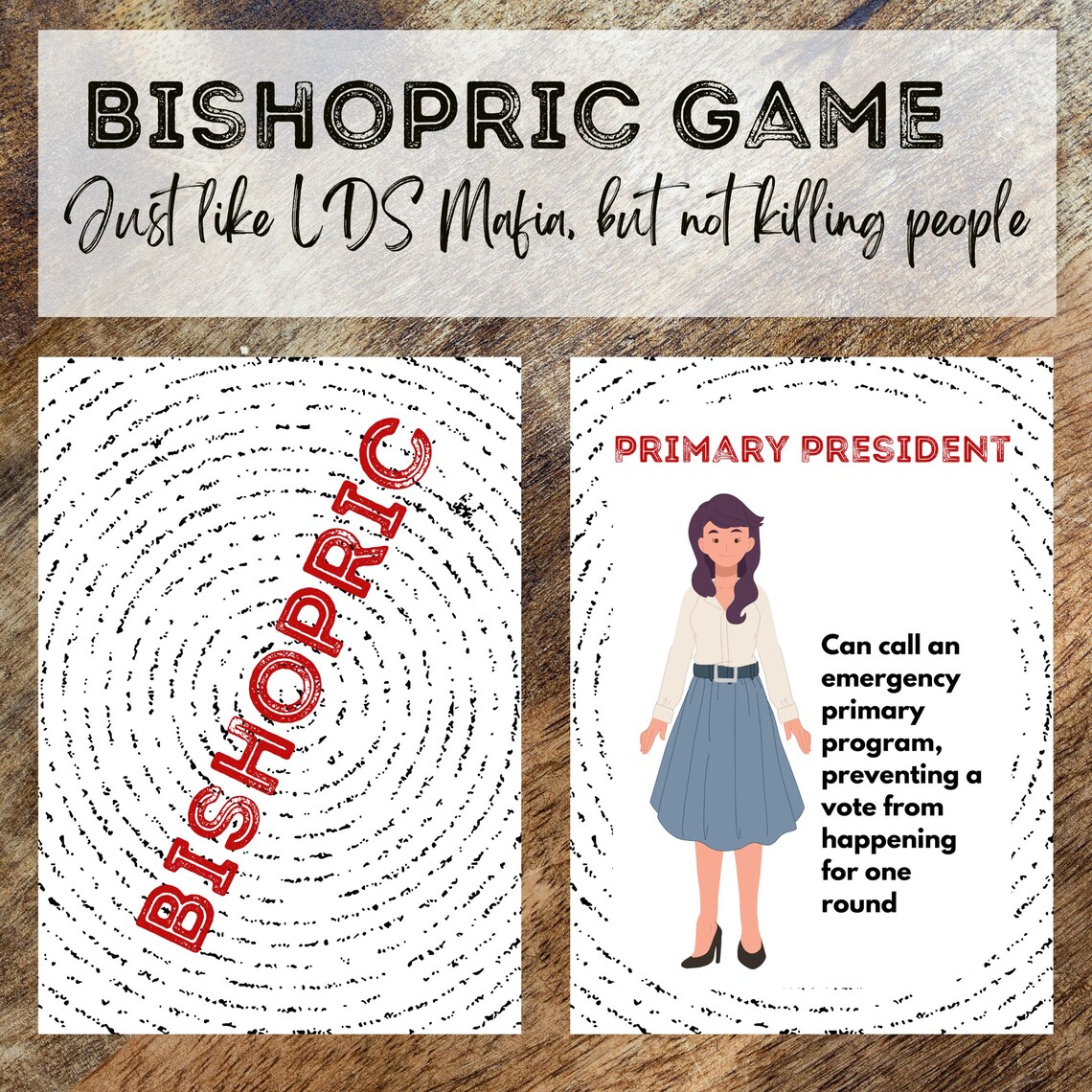 Fun LDS Games Bishopric Calling Game Family Evening Activities Church ...