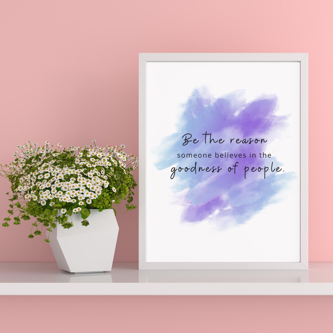 LDS Inspirational Watercolor Art Prints Religious Encouragement Wall ...