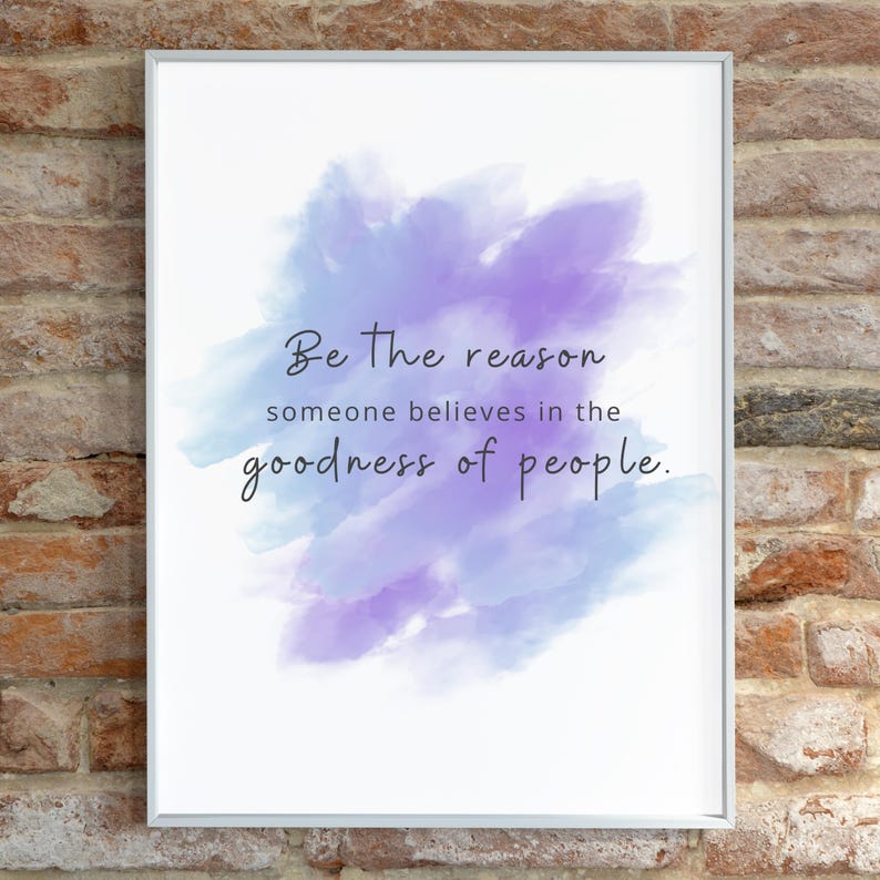 LDS Inspirational Watercolor Art Prints Religious Encouragement Wall ...