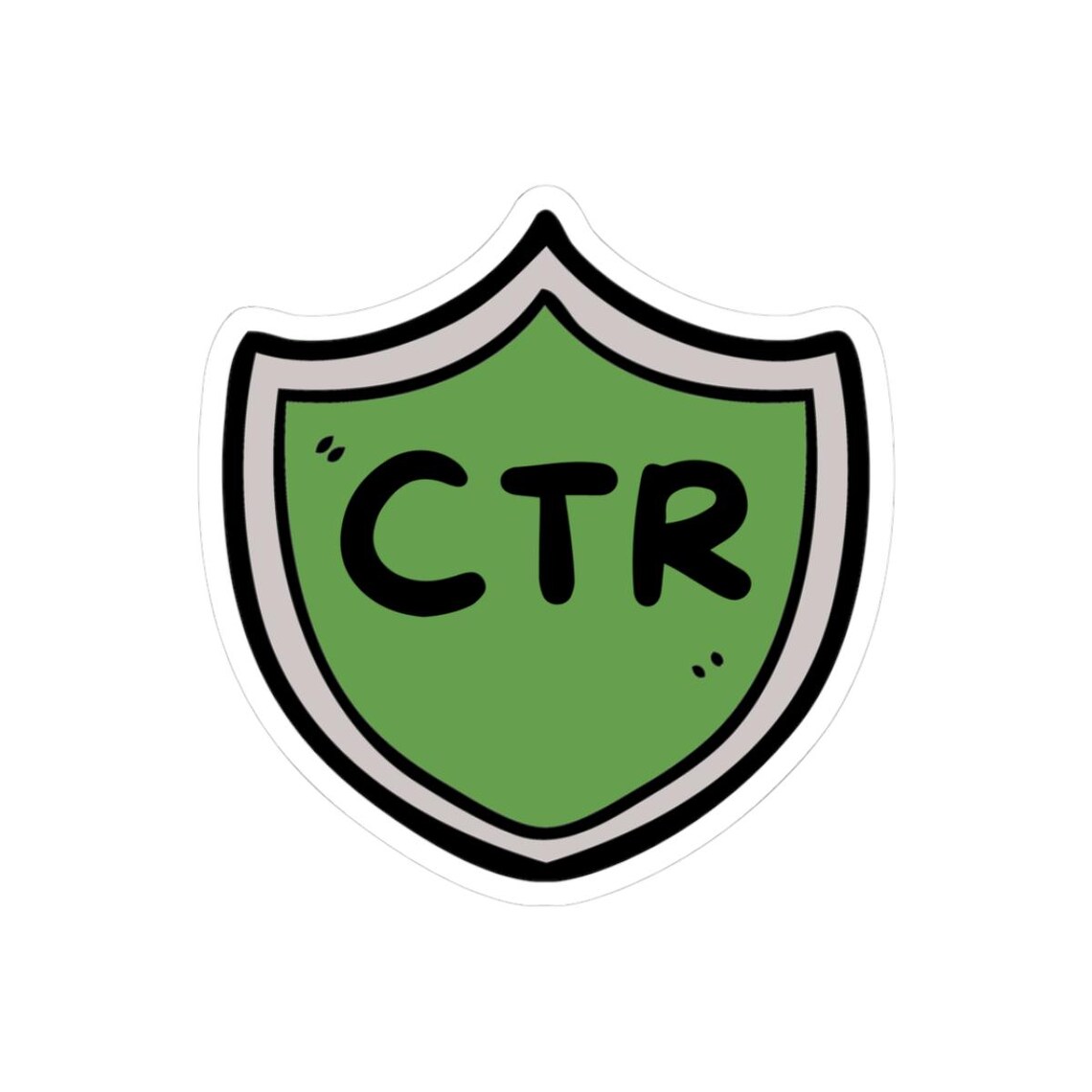 LDS Choose the Right Emblem Sticker Church of Jesus Christ CTR Shield ...