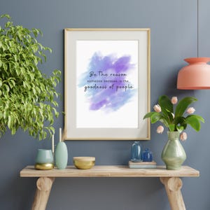 LDS Inspirational Watercolor Art Prints Religious Encouragement Wall ...